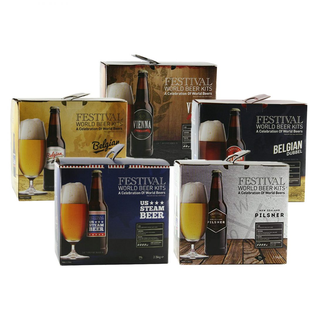 Festival World Beers - Beer Kits UK
